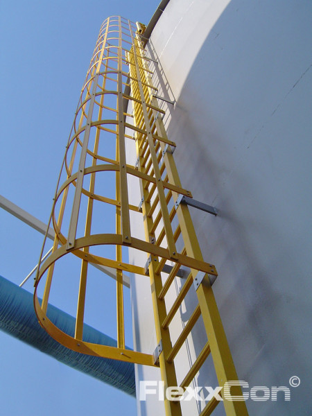 FRP ladders and cage ladders - FlexxCon